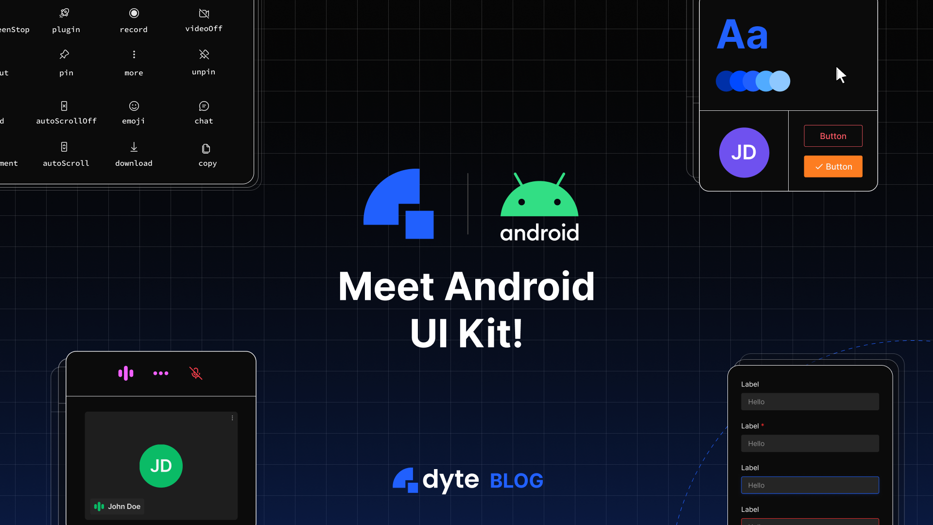 Sneak Peek of Dyte's Android UI Kit