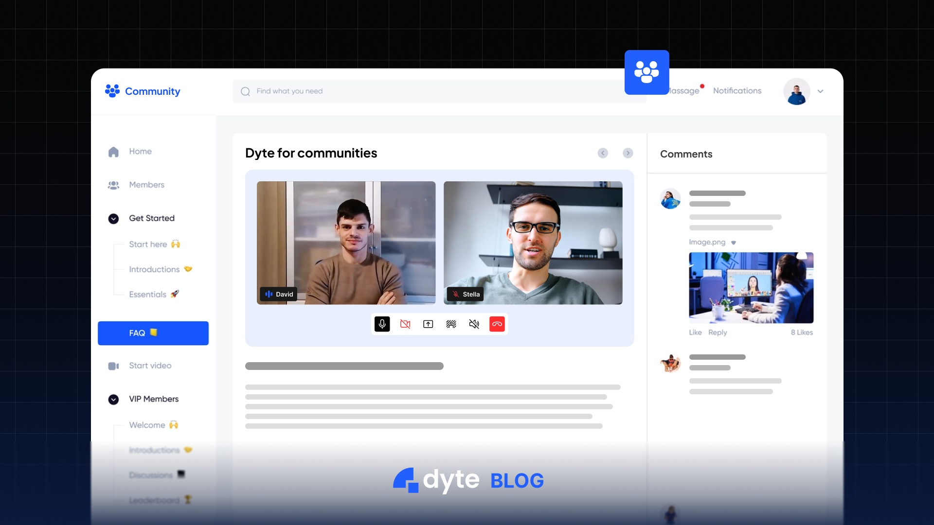 Dyte for Communities