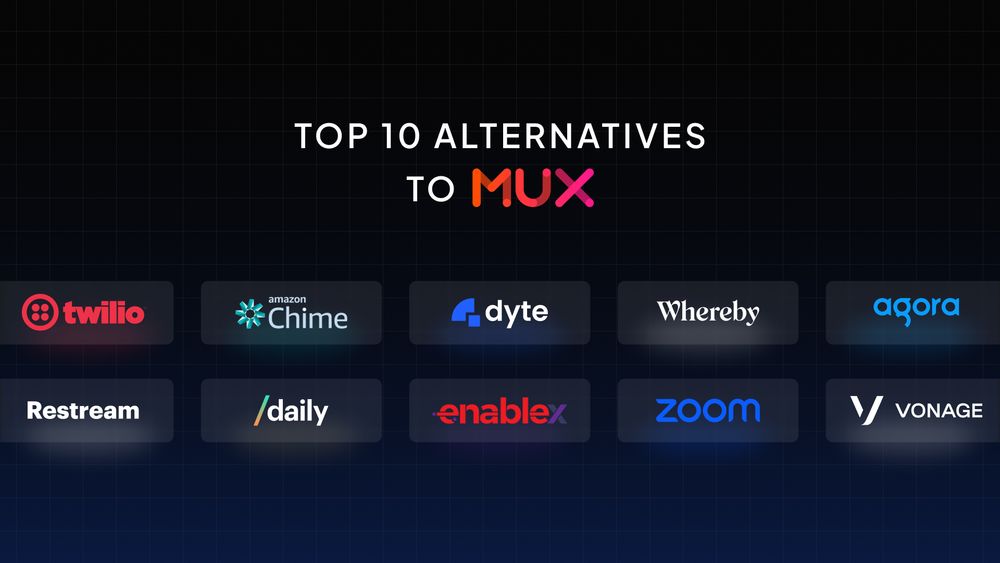 Top 10 Mux Alternatives of 2023