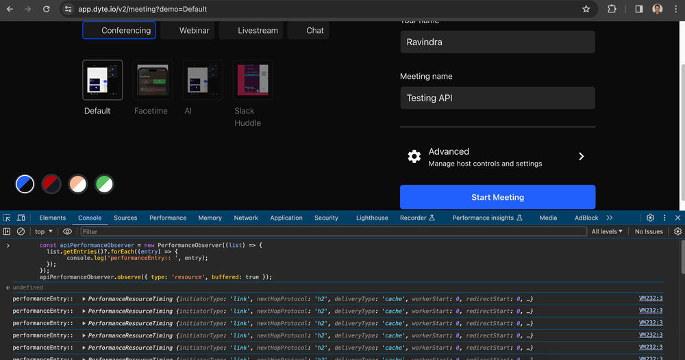 Web API Performance Monitoring