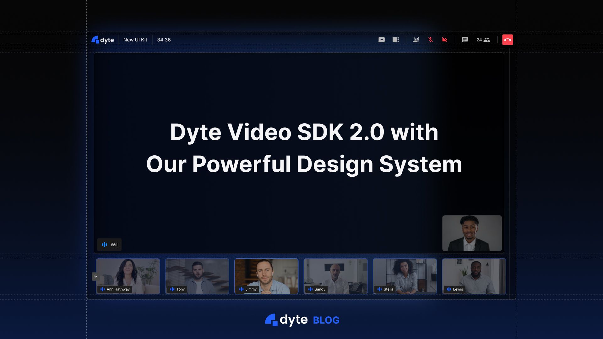 New Dyte Video SDK 2.0 with Latest & Powerful Design System