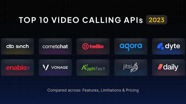 Top 10 Video Calling APIs for 2023